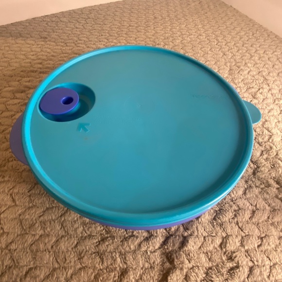 Tupperware | Kitchen | Tupperware Blue Green 3 Compartment Storage ...